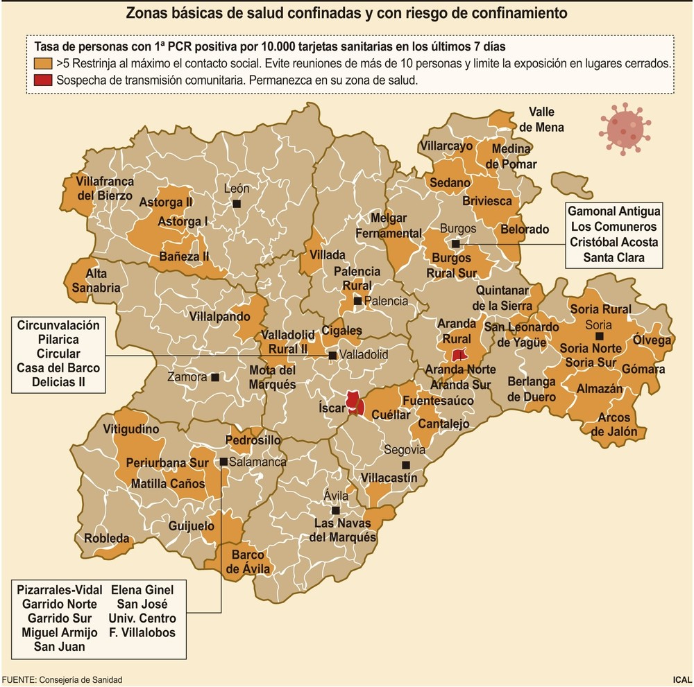Ya Son 60 Las Zonas De Salud En Riesgo De Confinamiento Noticias